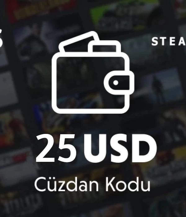 25 USD Steam Cüzdan Kodu Satın Al - Hızlı Aktivasyon ve Kolay Kullanım!