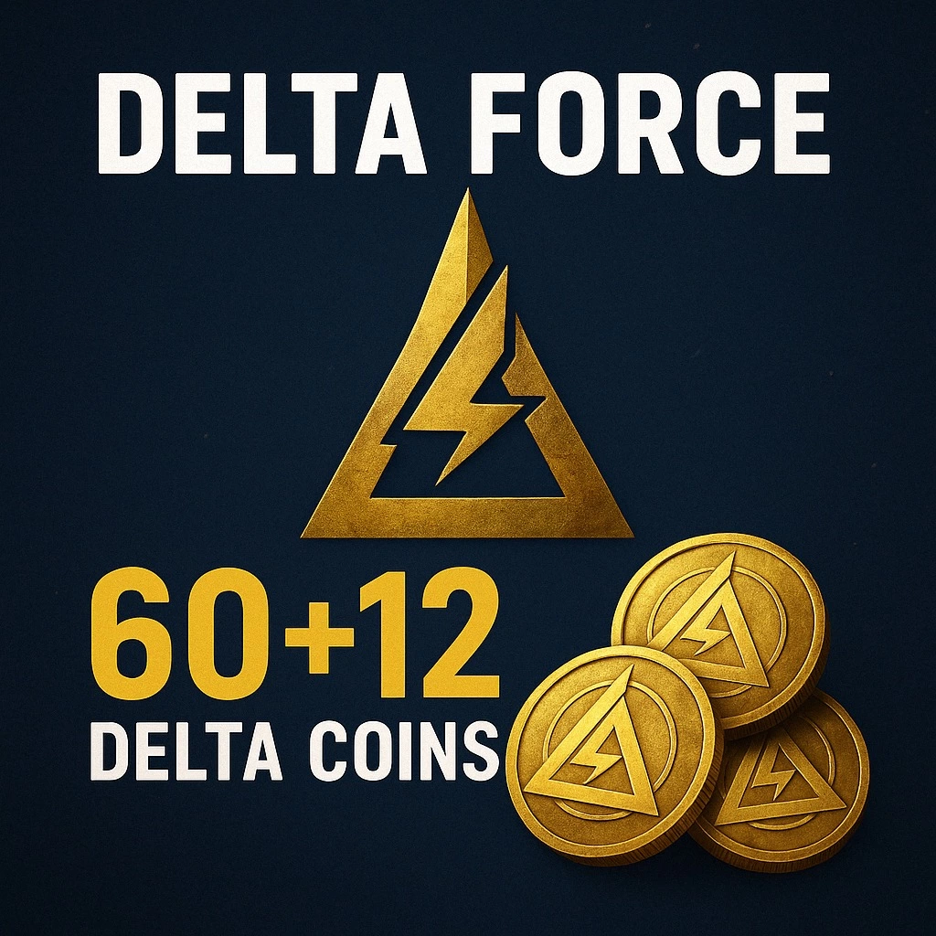 Delta Force – 60 + 12 Delta Coin Satın Al – Bonuslu ve Hızlı Teslimat