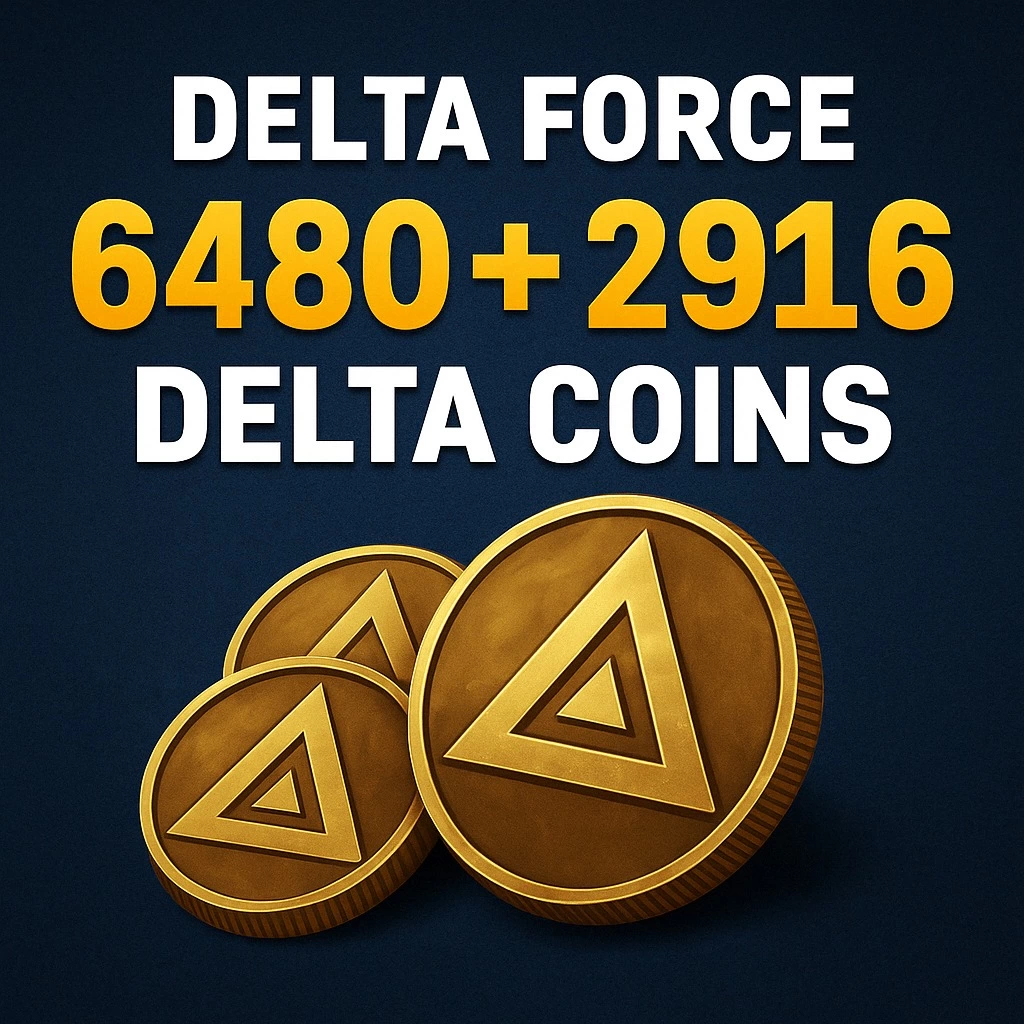 Delta Force 6480 + 2916 Delta Coins – Cheap & Instant