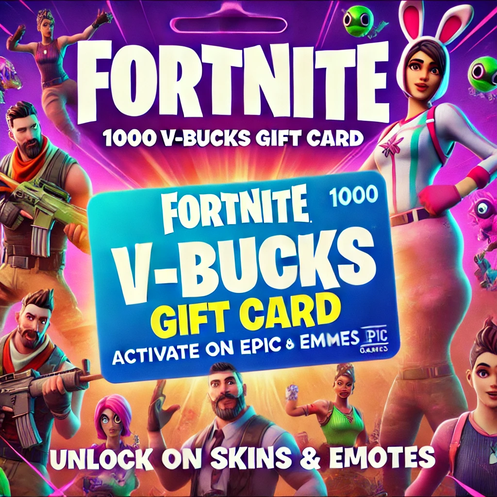 Fortnite - 1000 V-Bucks Gift Card - Satın Alma, Epic Games Aktivasyonu ...