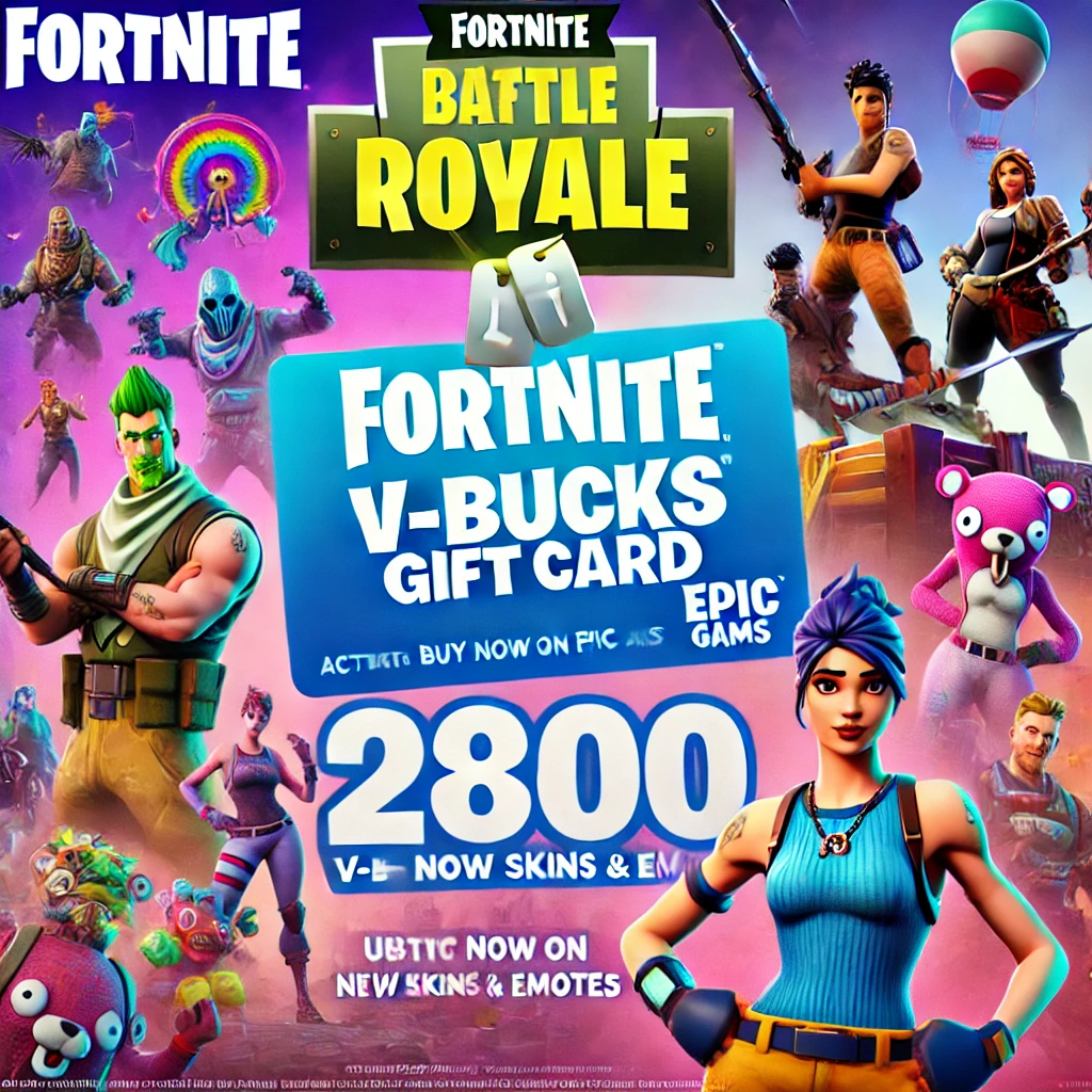 Fortnite 2800 V-Bucks Gift Card - Satın Alma, Epic Games Aktivasyonu ve ...