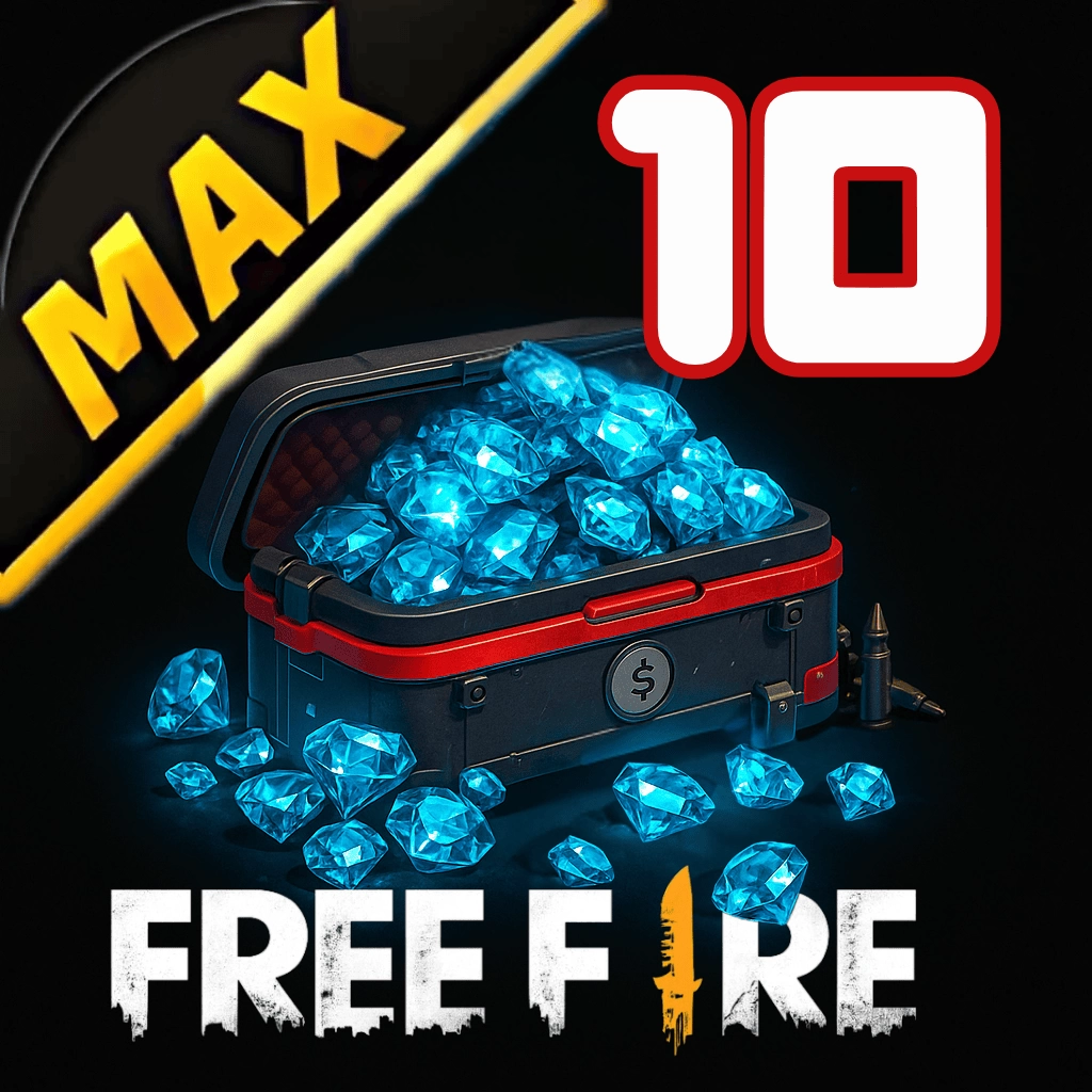 Купить 10 алмазов Free Fire MAX — Быстрое пополнение