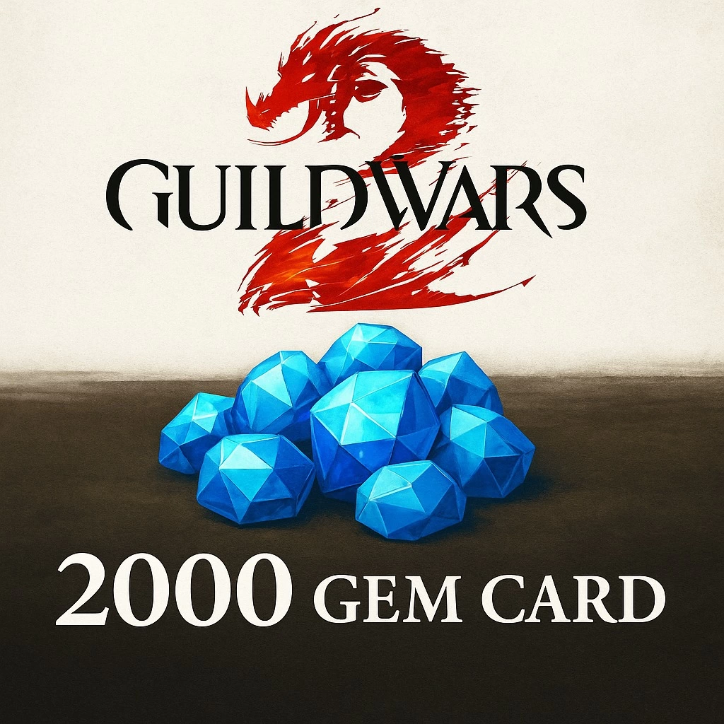 Guild Wars 2 – 2000 Gem Card Satın Al – Hızlı ve Güvenli Teslimat
