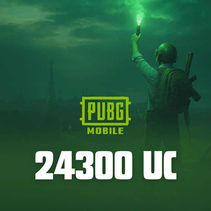 Purchase PUBG Mobile 24,300 UC - Largest Package, Instant Automatic Top-up