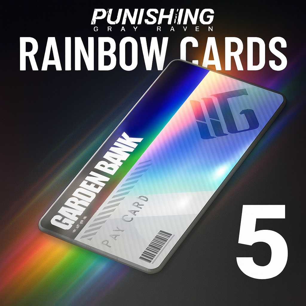 إشتري Punishing Gray Raven 5 Rainbow Cards - تحميل سريع وتلقائي