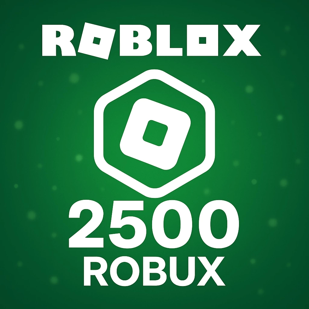 Buy Roblox 2500 Robux - Fast Code Delivery and Secure Payment