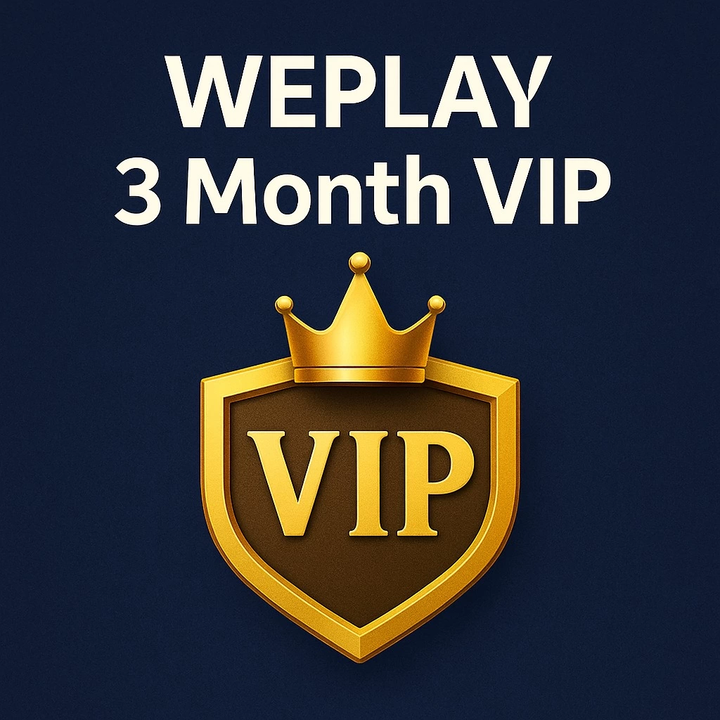 Purchase WEPLAY 3 Monthly VIP – Long-Term VIP Privileges