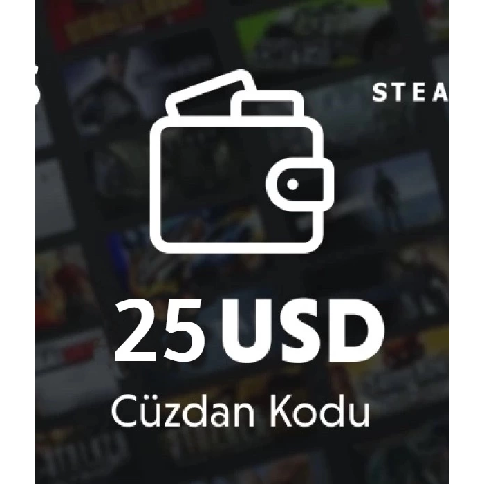 25 USD Steam Cüzdan Kodu Satın Al - Hızlı Aktivasyon ve Kolay Kullanım!