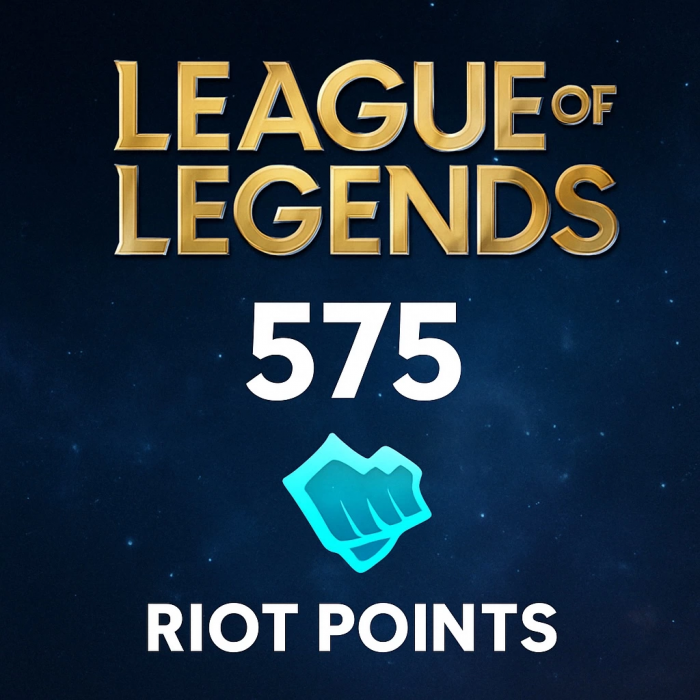 575 RP Satın Al – League of Legends Riot Points | Anında Teslimat