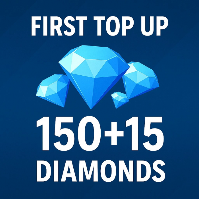 Mobile Legends First Top Up 150+15 Elmas Satın Al | Bonuslu İlk Yükleme