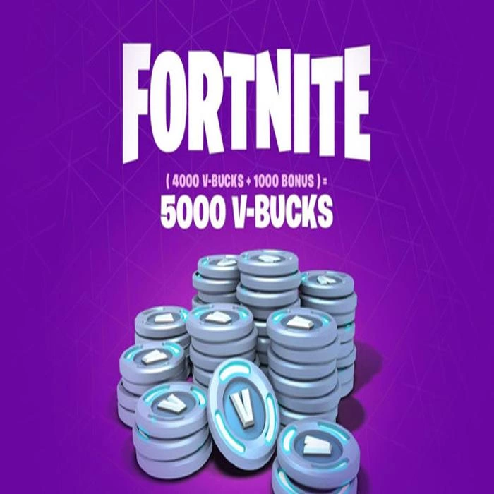 Buy Fortnite 5000 V-Bucks Gift Card | Fast and Reliable Delivery