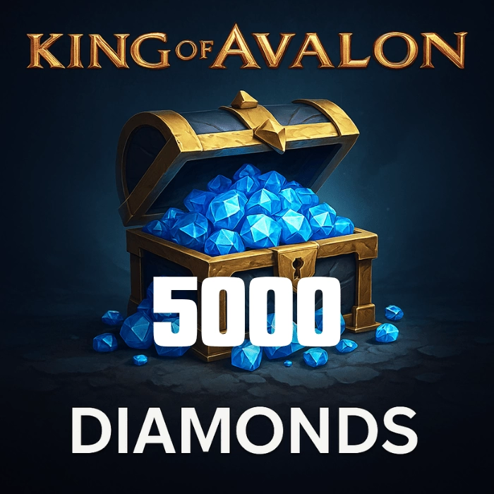 Buy King of Avalon 5000 Diamonds - Fast and Automatic Diamond Loading