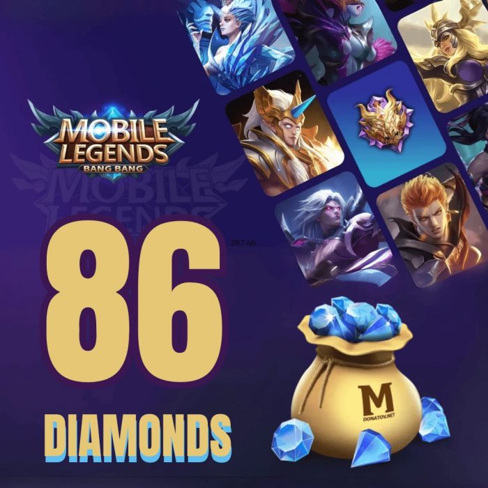 Buy MLBB 86 Diamonds - Affordable Price, Instant Diamond Loading