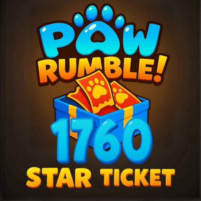 Paw Rumble 1760 Star Ticket Satın Al – Sınırsız Oyun Gücü ve Ödül Paketi