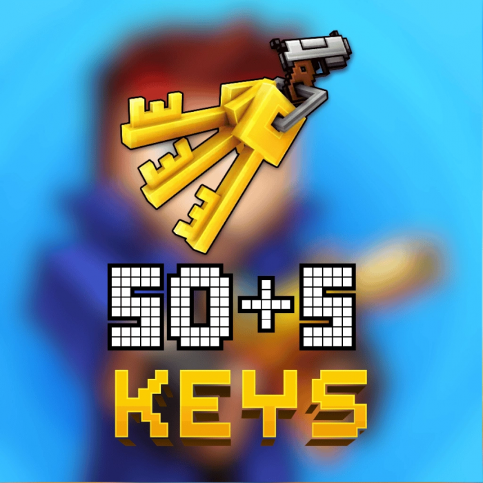 Pixel Gun 3D 55 Keys (50+5) Satın Al – Anında ve Otomatik Teslimat