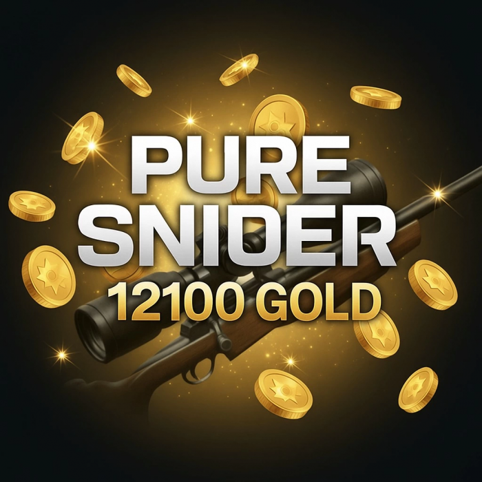 Pure Sniper 12100 Gold Largest Package | Instant & Secure Loading | Be Unrivaled in the Game