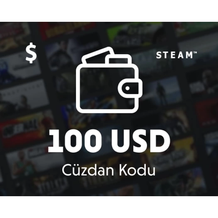 100 USD Steam Cüzdan Kodu Satın Al - Anında Aktivasyon ve Kolay Kullanım!