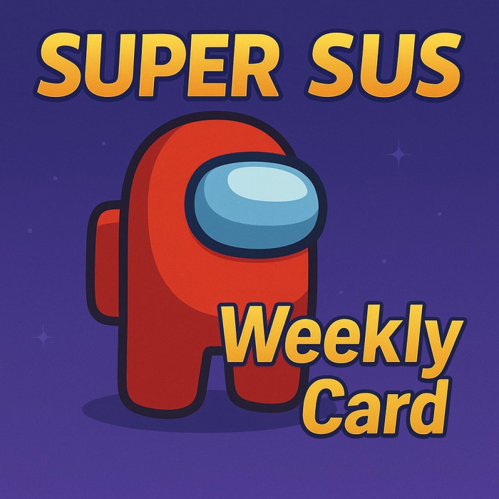 اشترِ بطاقة Super Sus الأسبوعية | بطاقة أسبوعية مليئة بالجوائز اليومية