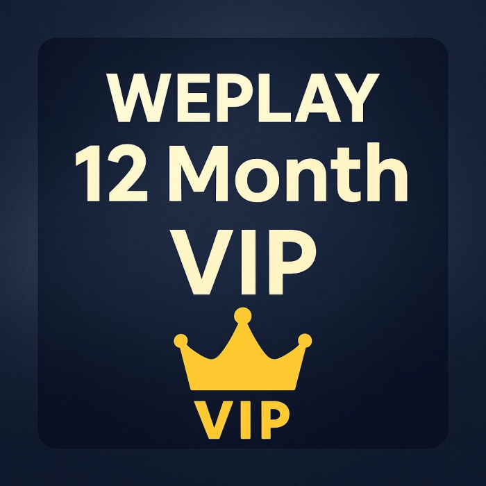 Purchase WEPLAY 12 Monthly VIP - Yearly VIP Membership and Automatic ...