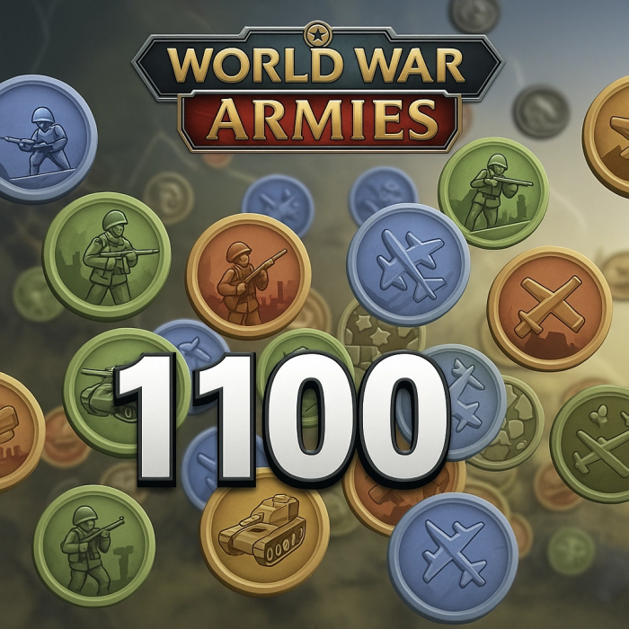 Buy World War Armies 1100 Tokens - Maximum Power, Instant Delivery