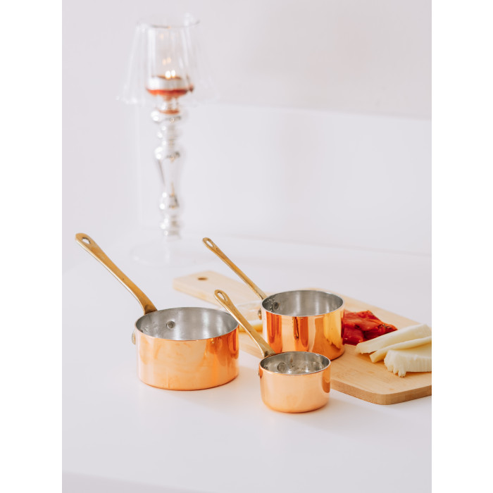 Bakır Concept Bakır Kaçerol Set 3'lü